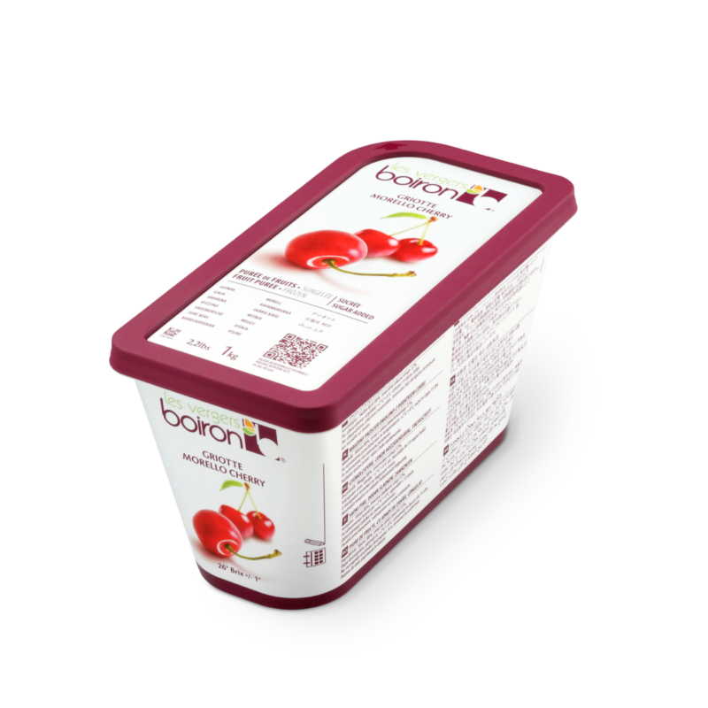 boiron Morello Cherry Puree (1KG) - Cake Box Mart and Bakery