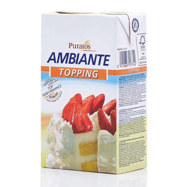 Puratos Ambiante Topping (1Ltr.) - Cake Box Mart and Bakery