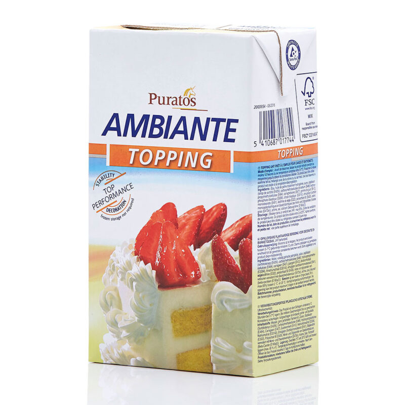 Puratos Ambiante Topping (1Ltr.) - Cake Box Mart and Bakery