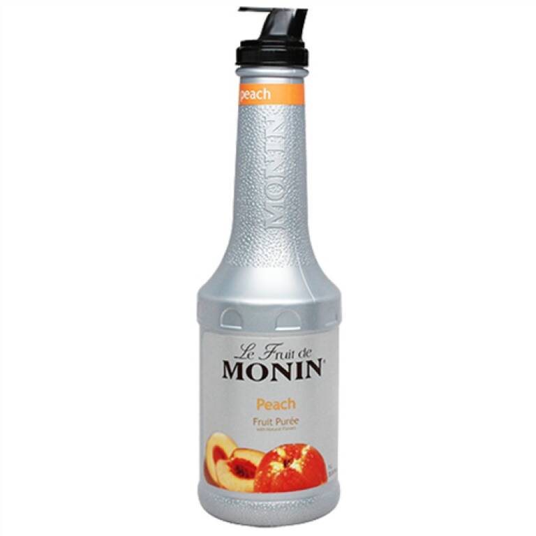 MONIN Peach Purée (1000ml) - Cake Box Mart and Bakery
