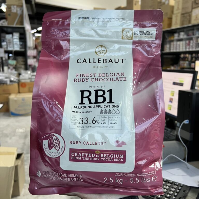CALLEBAUT Ruby Chocolate 33.6% (500g) - Cake Box Mart and Bakery