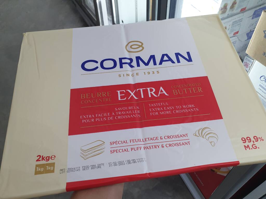 CORMAN Extra Concentrated Butter 99.9% (2KG) - Cake Box Mart and Bakery