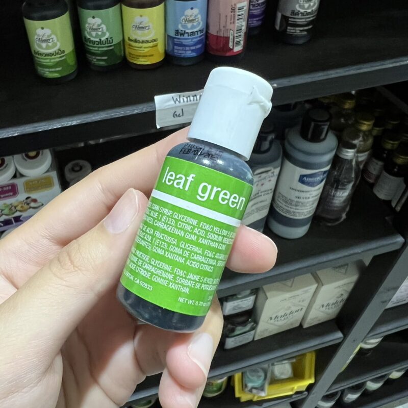 Chefmaster Leaf Green Color (0.70oz) - Cake Box Mart and Bakery