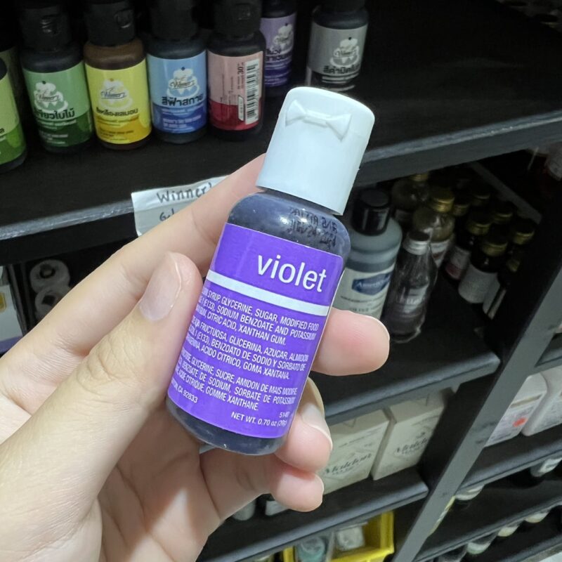 Chefmaster Violet Color (0.70oz) - Cake Box Mart and Bakery