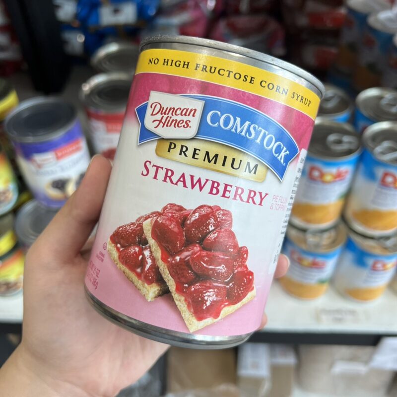 Duncan Hines Strawberry Pie Filling & Topping (595g) - Cake Box Mart ...