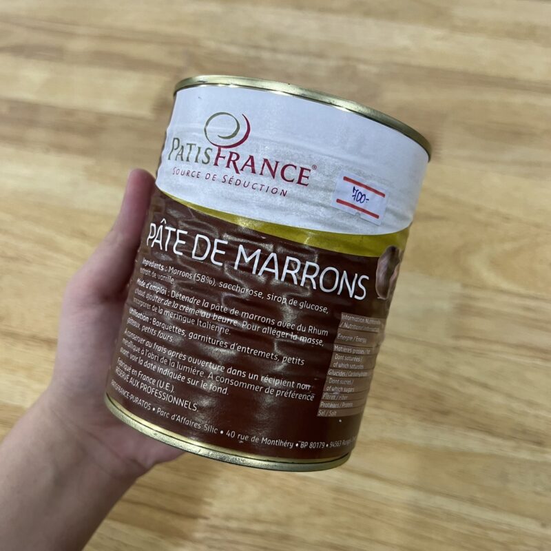 PatisFrance Chestnut Paste (1KG) - Cake Box Mart and Bakery