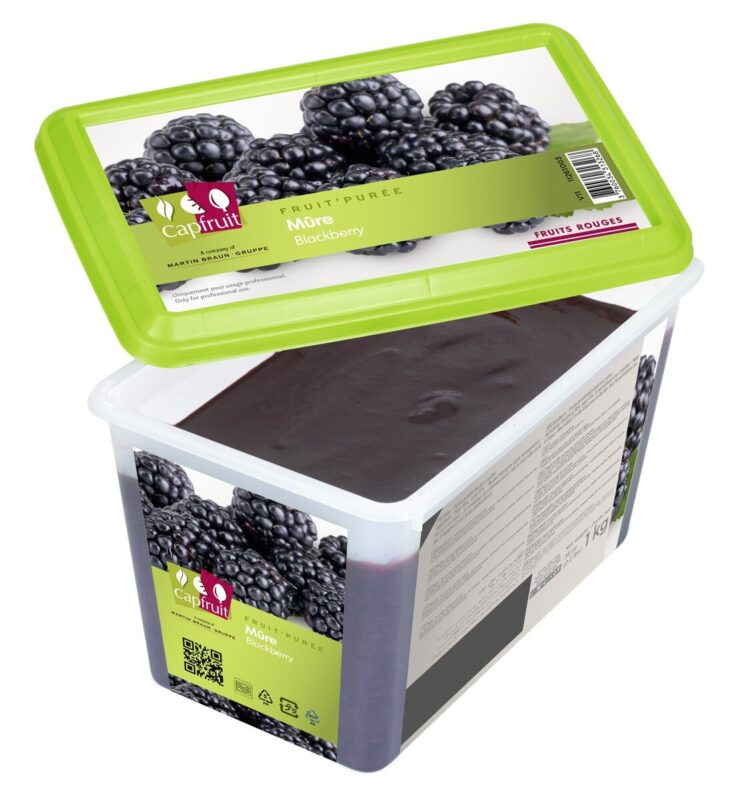 Capfruit Blackberry Puree (1KG) - Cake Box Mart and Bakery