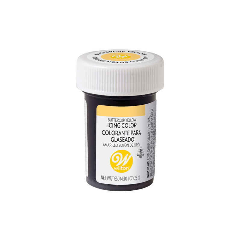 Wilton Buttercup Yellow Icing Color (1oz) - Cake Box Mart and Bakery