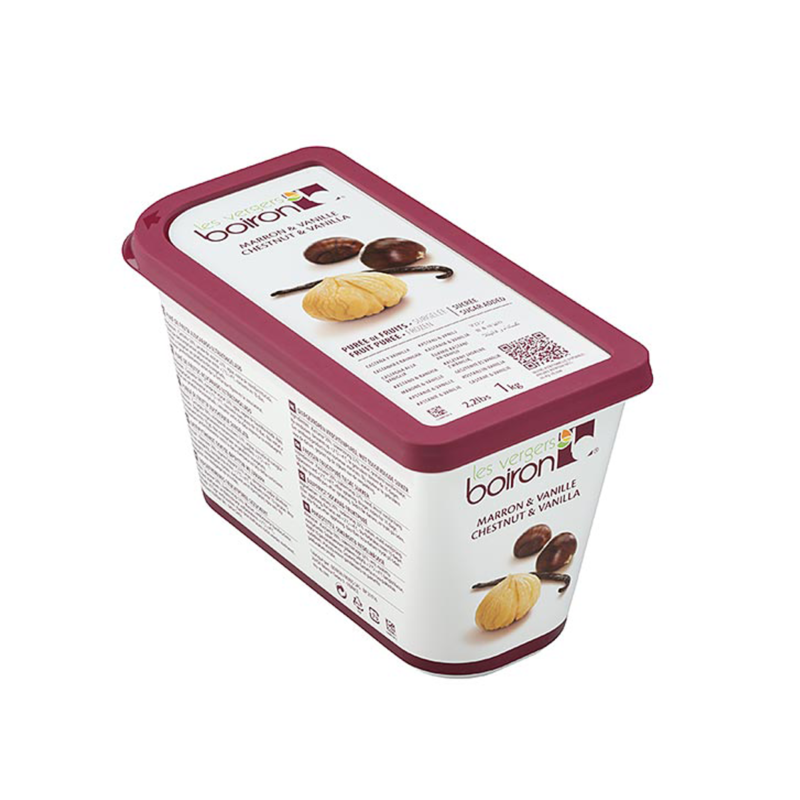 boiron Chestnut Vanilla Puree (1KG) - Cake Box Mart and Bakery