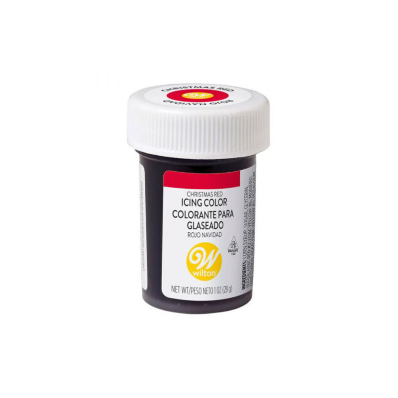 Wilton Christmas Red Icing Color (1oz) - Cake Box Mart and Bakery