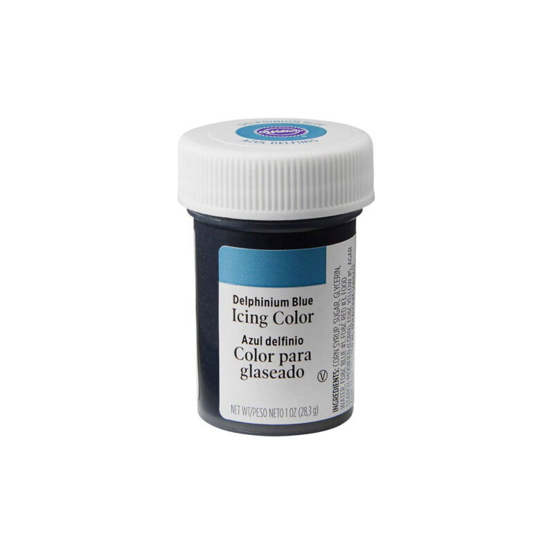 Wilton Delphinium Blue Icing Color (1oz) - Cake Box Mart and Bakery