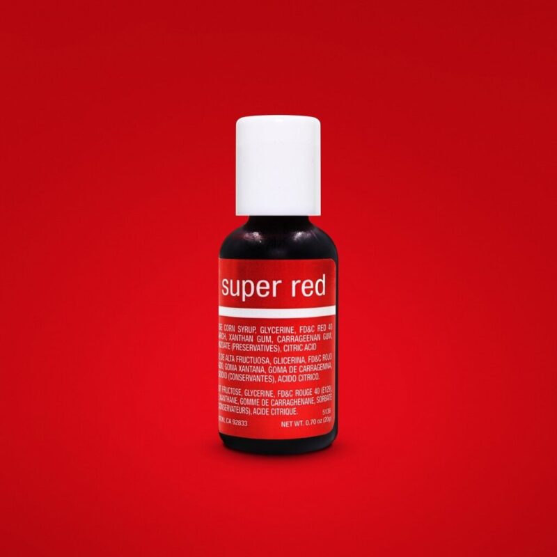 Chefmaster Super Red Color (0.70oz) - Cake Box Mart and Bakery