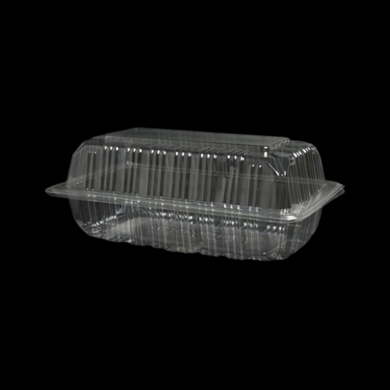 กล่องพลาสติกใส ฝาพับ HTP-45 (100pcs) - Cake Box Mart and Bakery