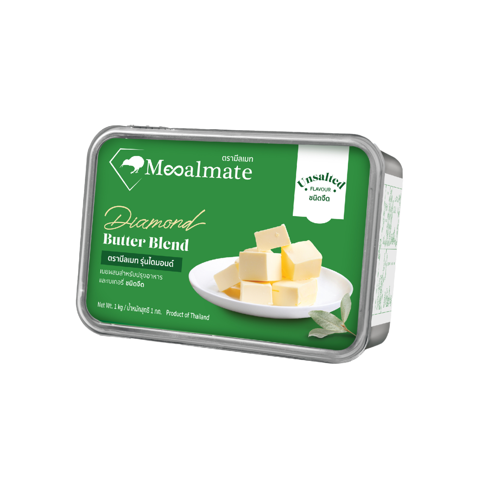 MEALMATE Diamond Butter Blend Unsalted 1kg - Cake Box Mart and Bakery