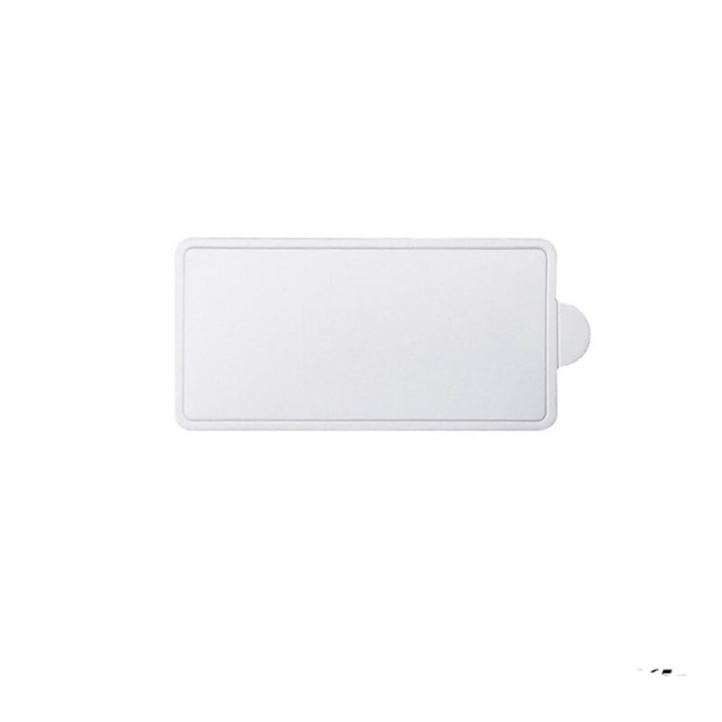 ฐานรองมูสสีเงิน-สี่เหลี่ยม 10x6 cm - Cake Box Mart and Bakery