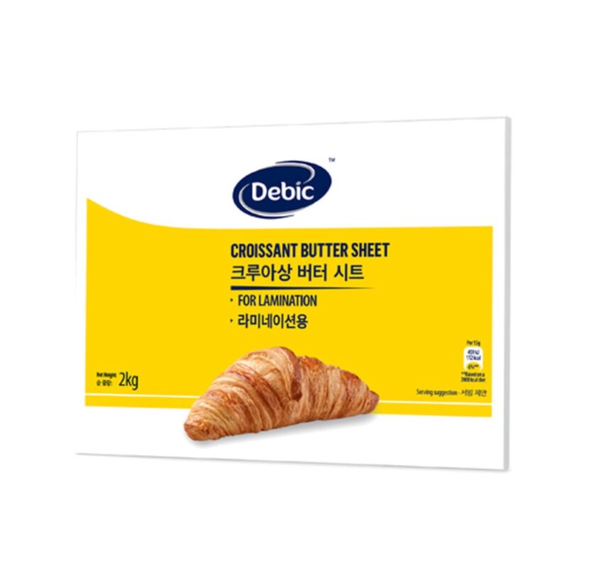 Debic Croissant Butter Sheet 2KG - Cake Box Mart and Bakery